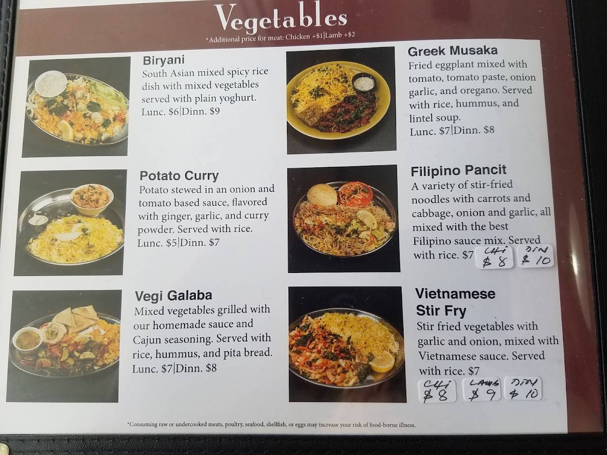 Menu at Circle of Friends Restaurant, Findlay, 125 W Sandusky St