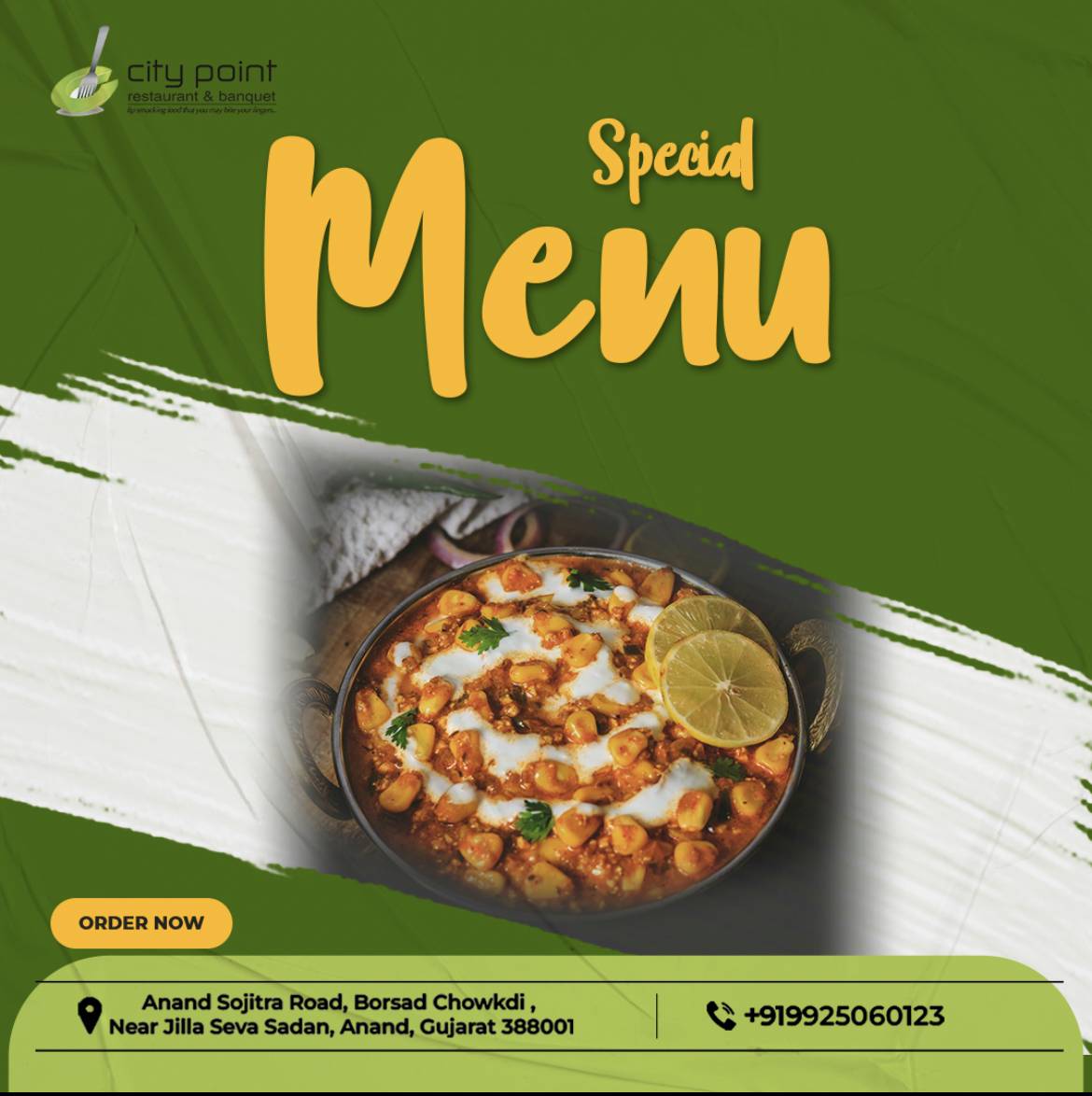 Menu at City Point Restaurant & Banquet - Best Restaurant in Anand Best ...