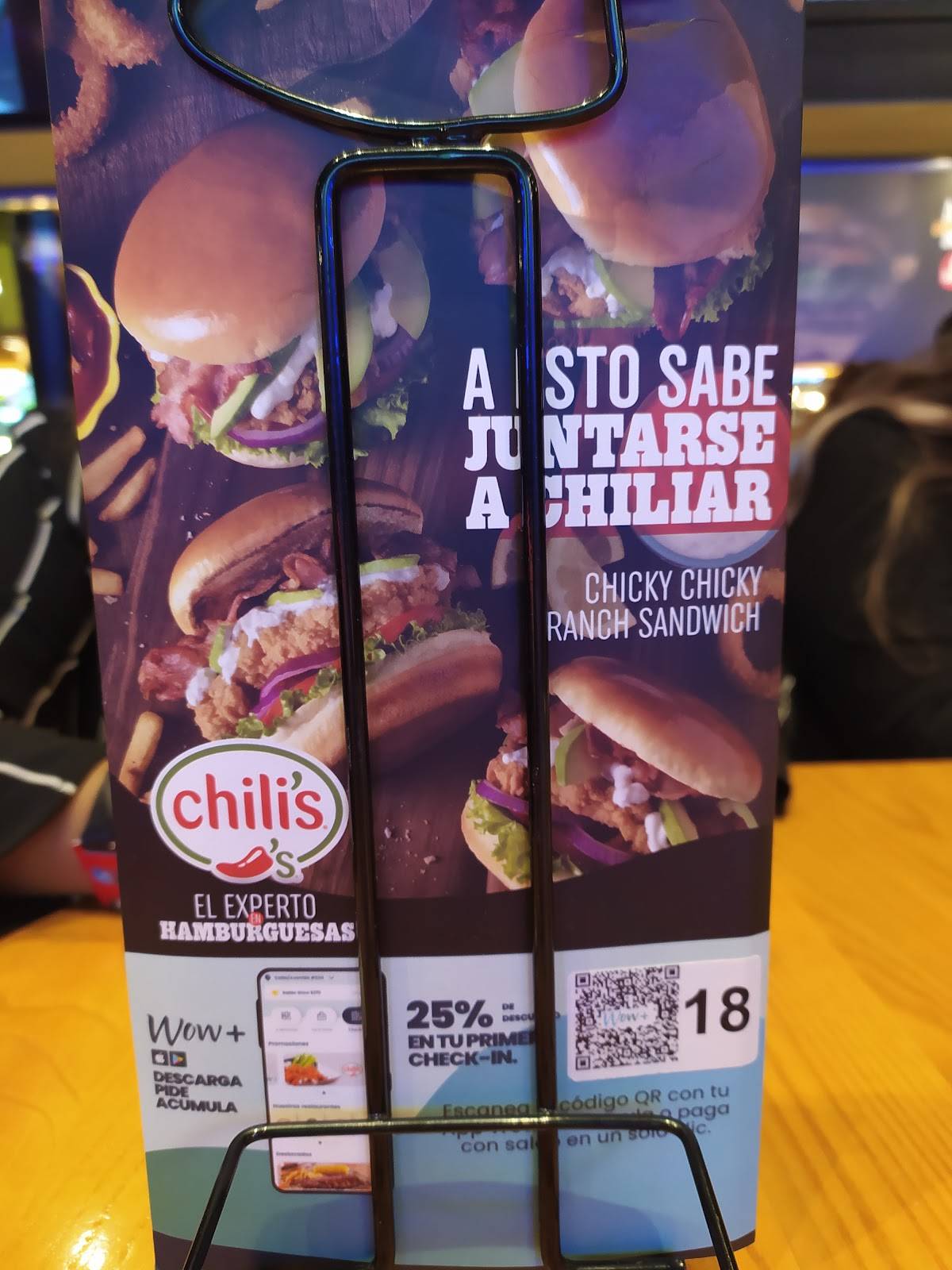 Menu at Chili's restaurant, Ciudad Nezahualcóyotl, Av. Canal de Garay 3278