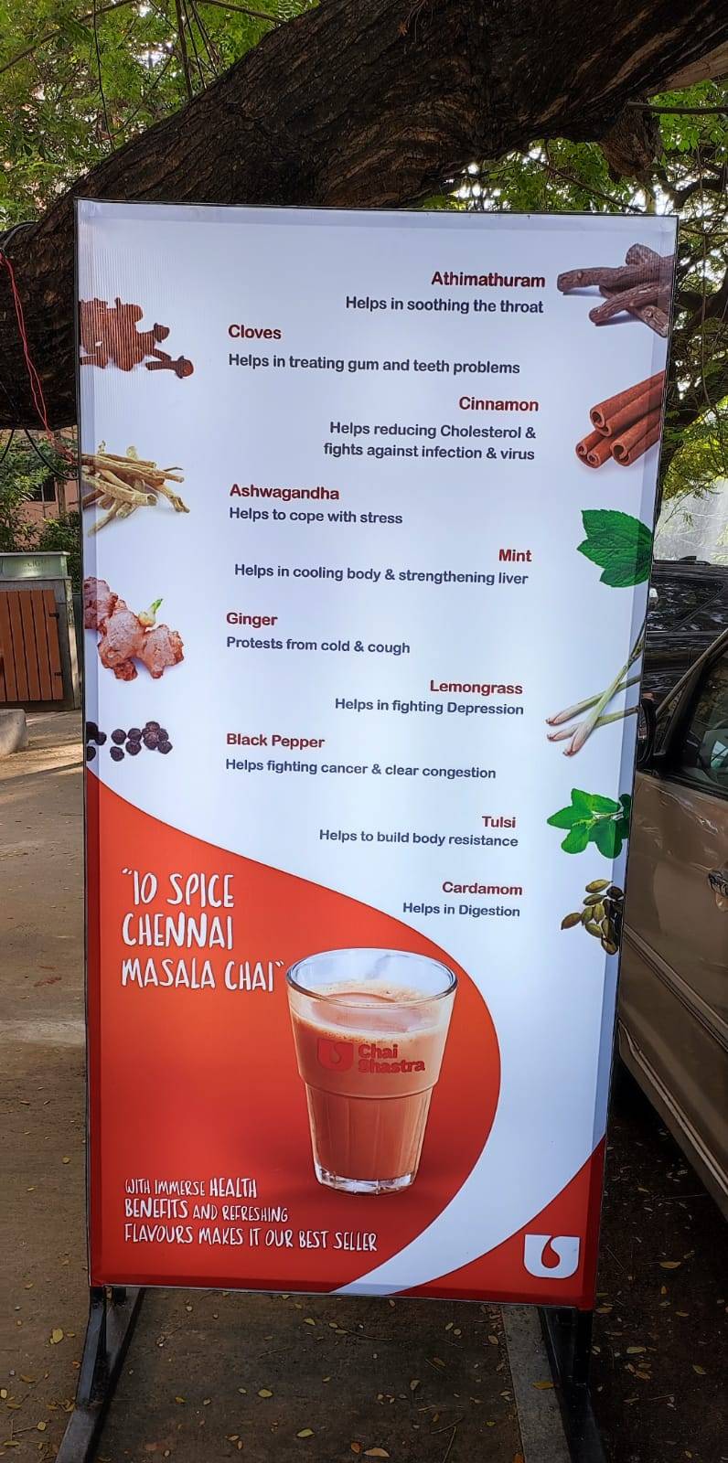 Menu at Coffee Shastra - Adyar, Chennai