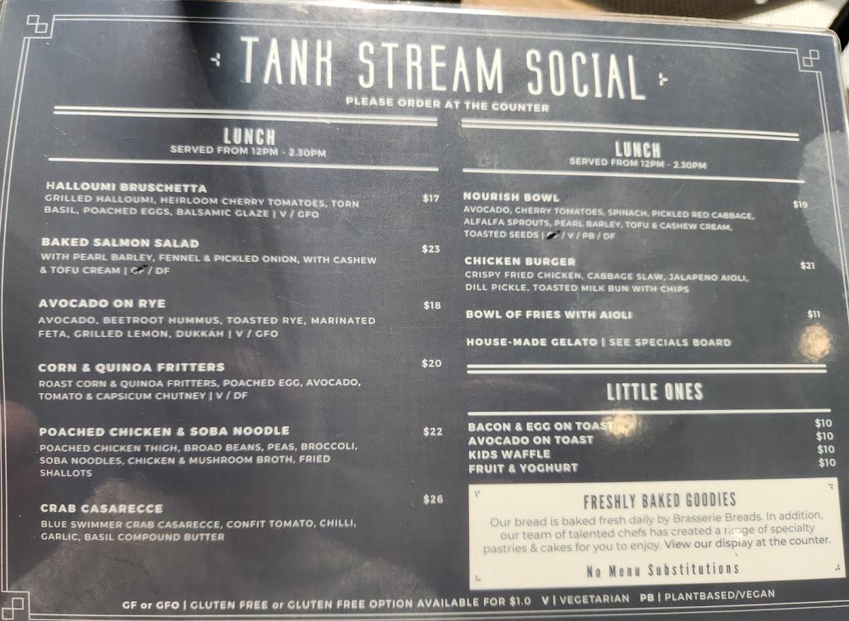 Menu at Crema Coffee Garage cafe, Enoggera