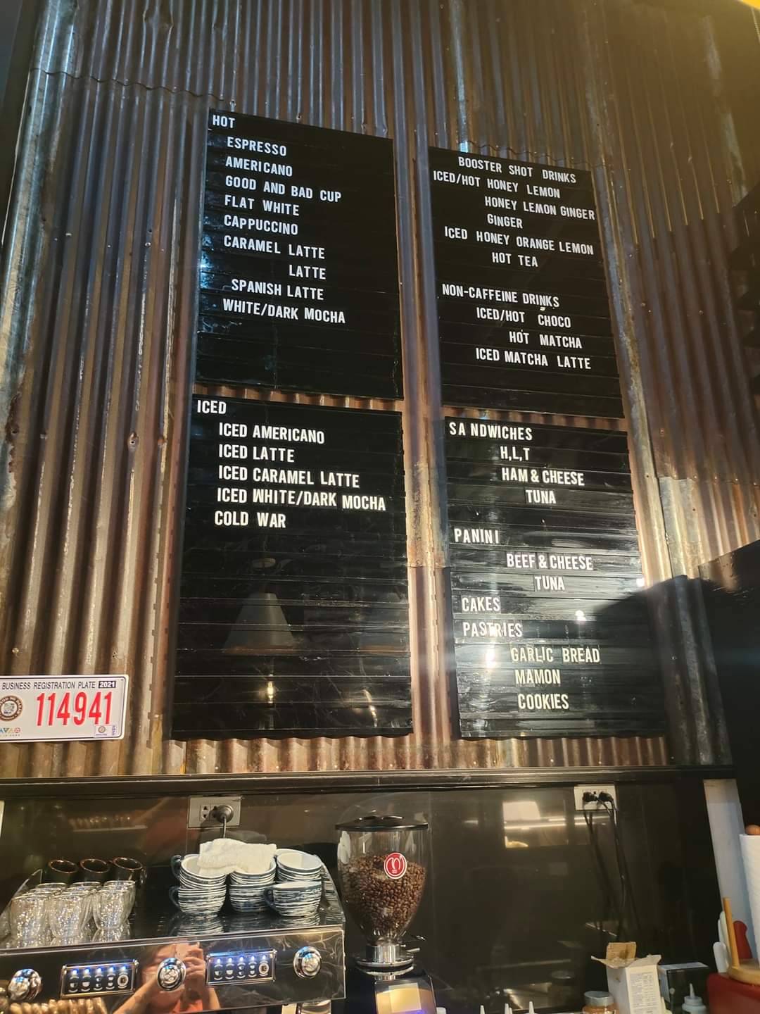 Menu at Daily Dose Davao, Davao City