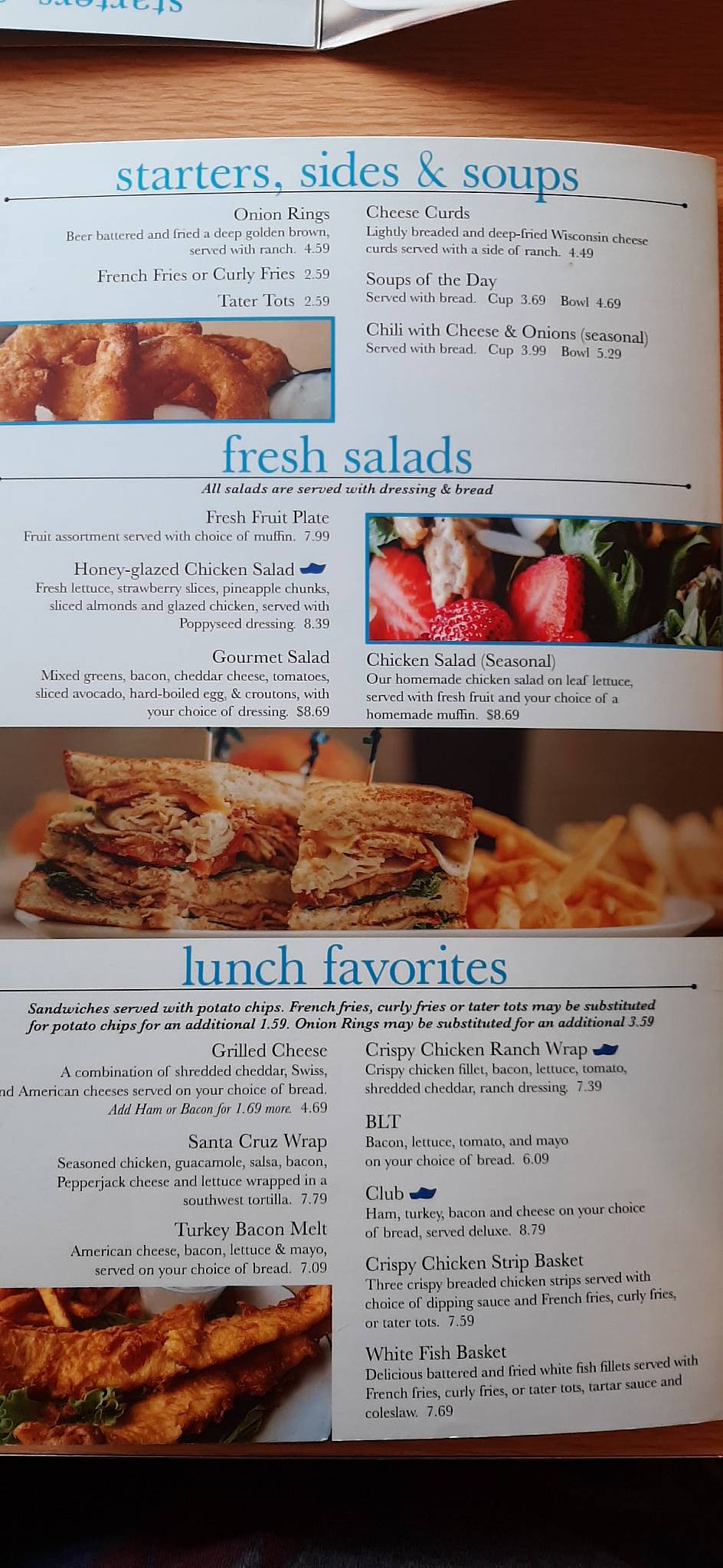 Menu at Dairy Ranch, Dorr