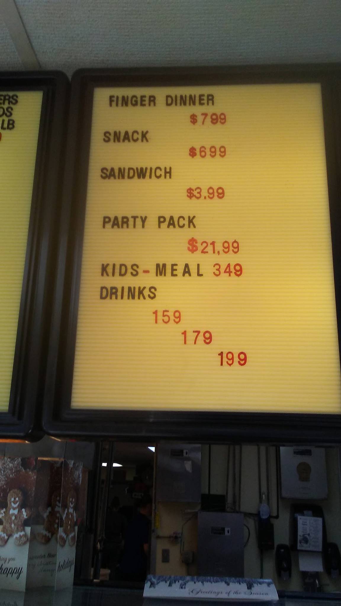 Menu at Danny's Fried Chicken fast food, Niceville, 408 E John Sims Pkwy