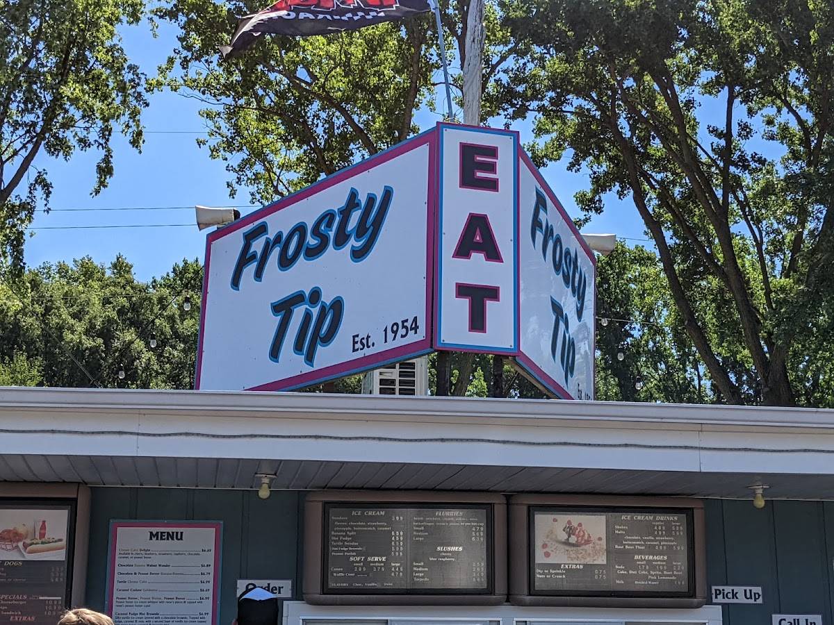 Menu at Deprey's Frosty Tip restaurant, Dyckesville