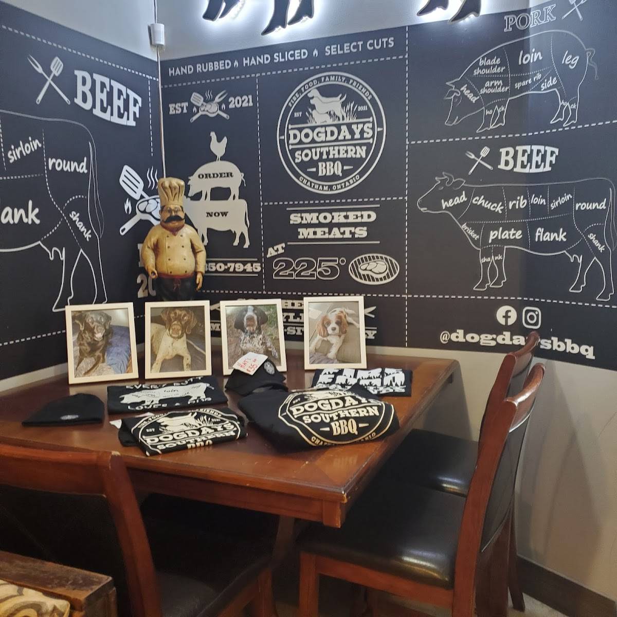 Menu at Dog Days Barbeque, Chatham-Kent, 300 Lacroix St Unit A2