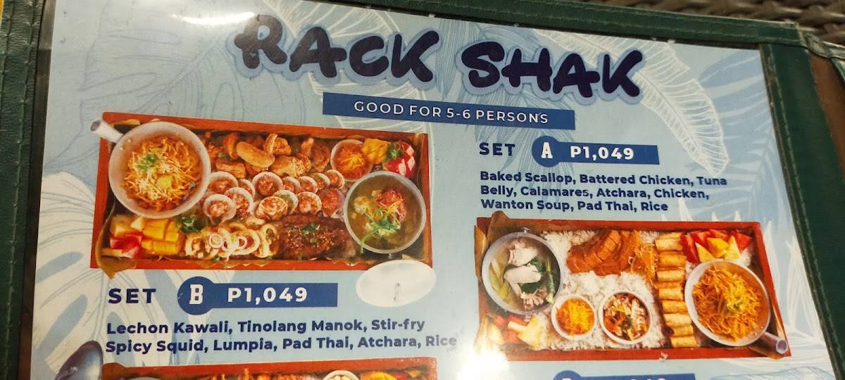 Menu at Shaka Hawaiian Restaurant, Dumaguete