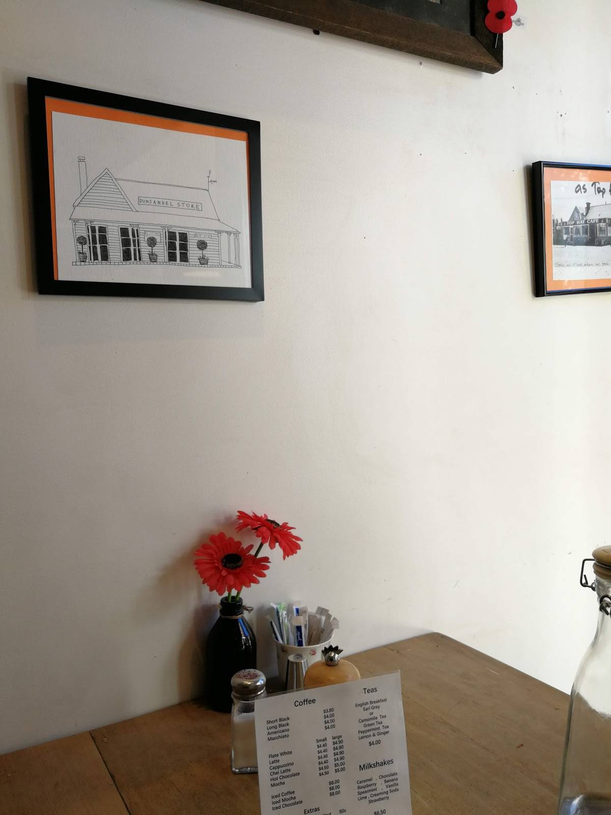 Menu at Dunsandel Café & Store cafe, Dunsandel