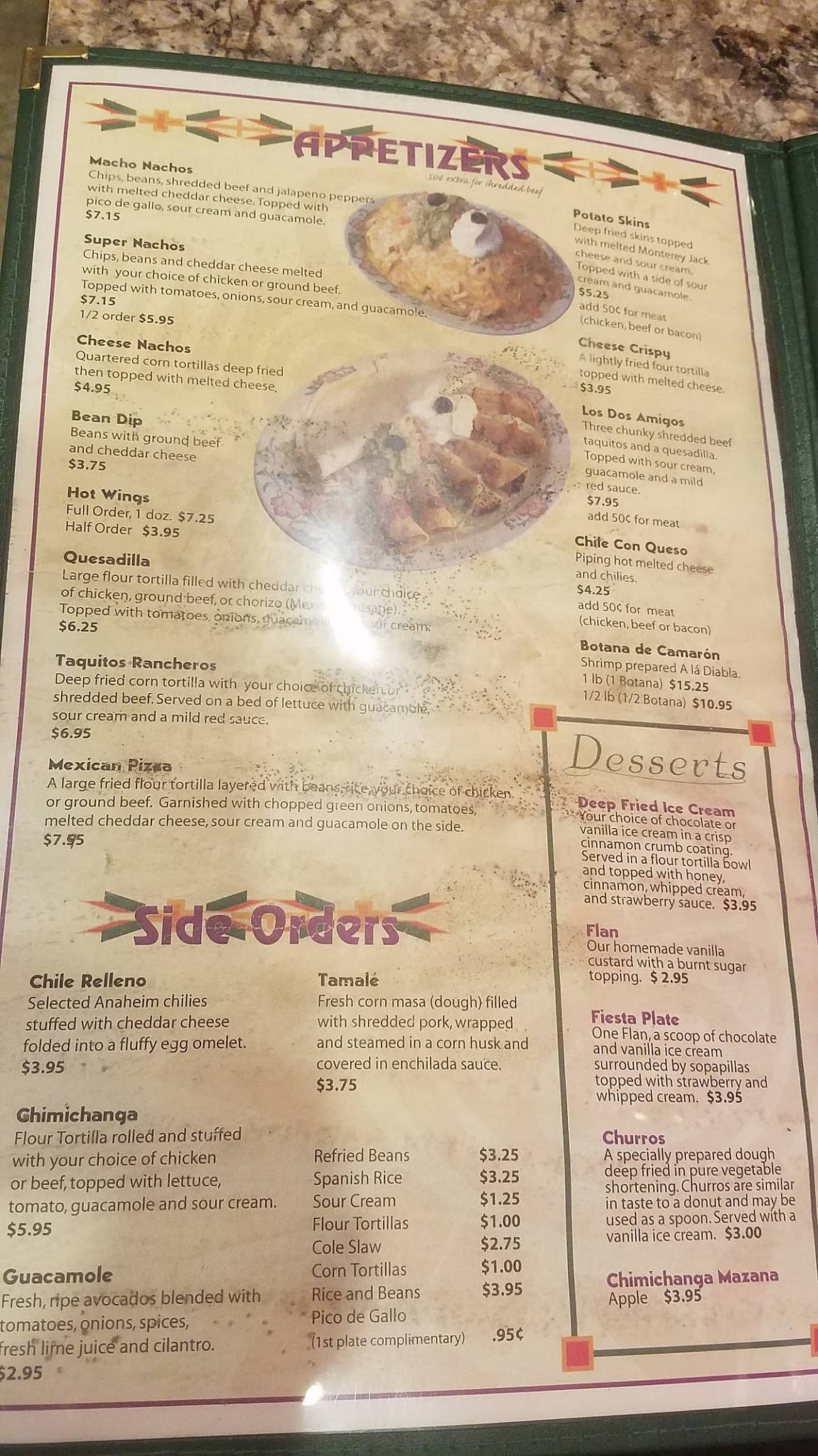 Menu at El Ranchito Family Mexican Restaurant, Lynden