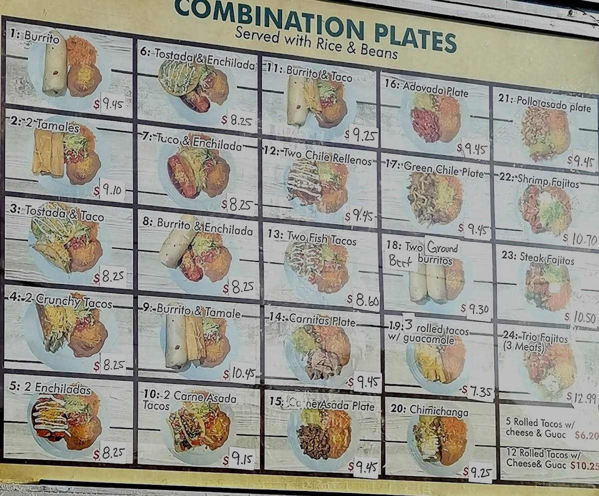 Menu at El Ricardo’s Mexican Restaurant, Wichita