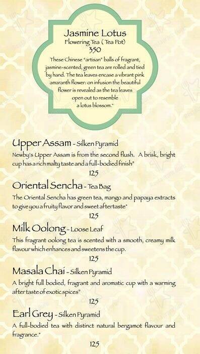 Menu at Bikaner House, New Delhi, Bikaner House between Pandara Rd