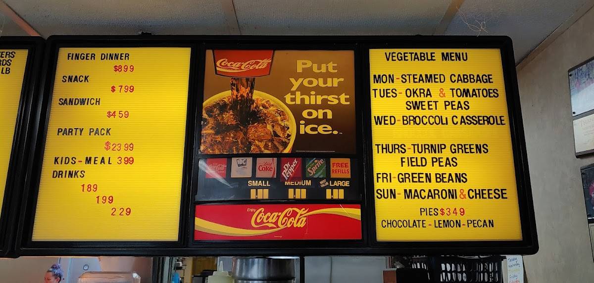Menu at Danny's Fried Chicken fast food, Niceville, 408 E John Sims Pkwy