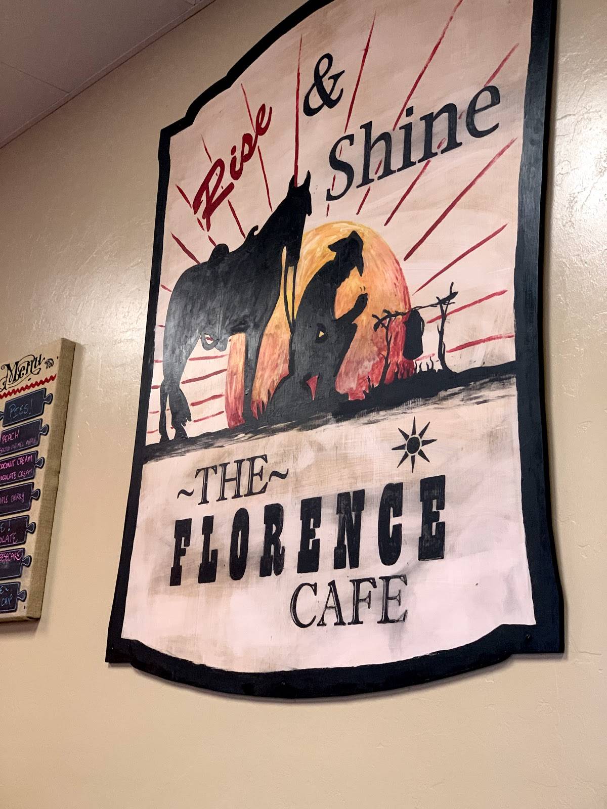 Menu at Florence Cafe, Florence