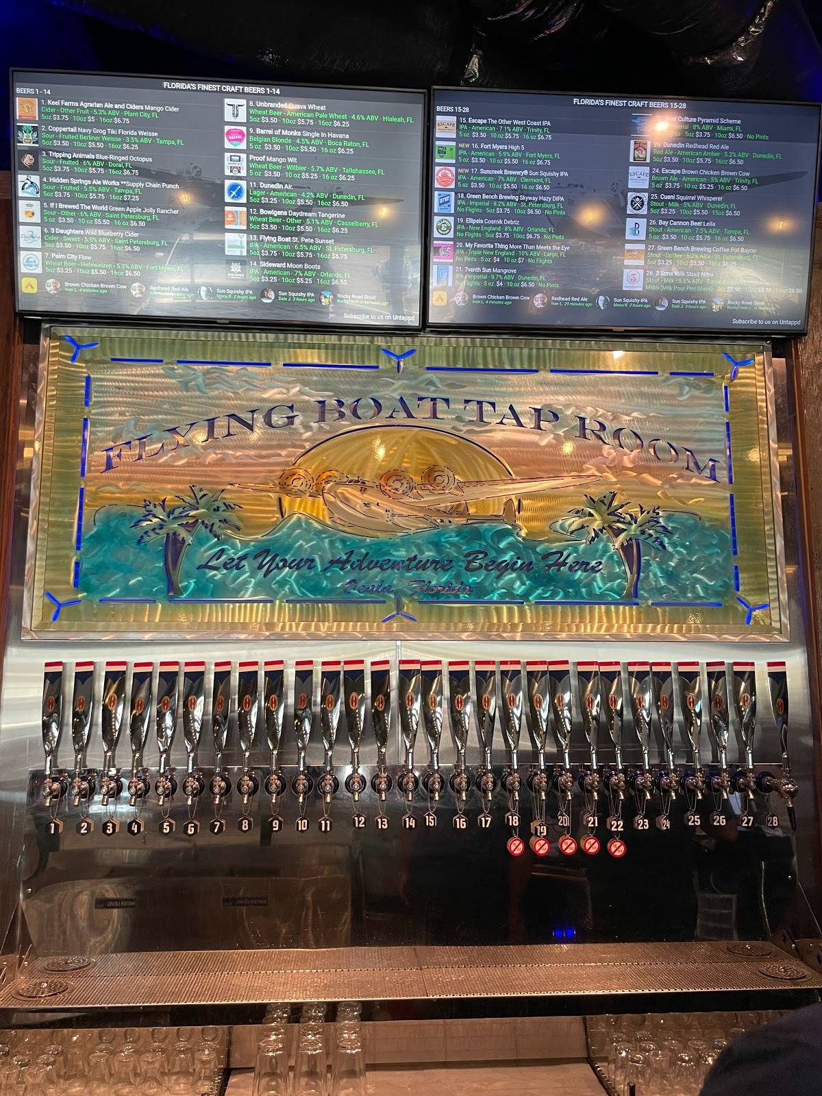 Menu at Flying Boat Tap Room LLC pub & bar, Belleview, SE 58th Ave