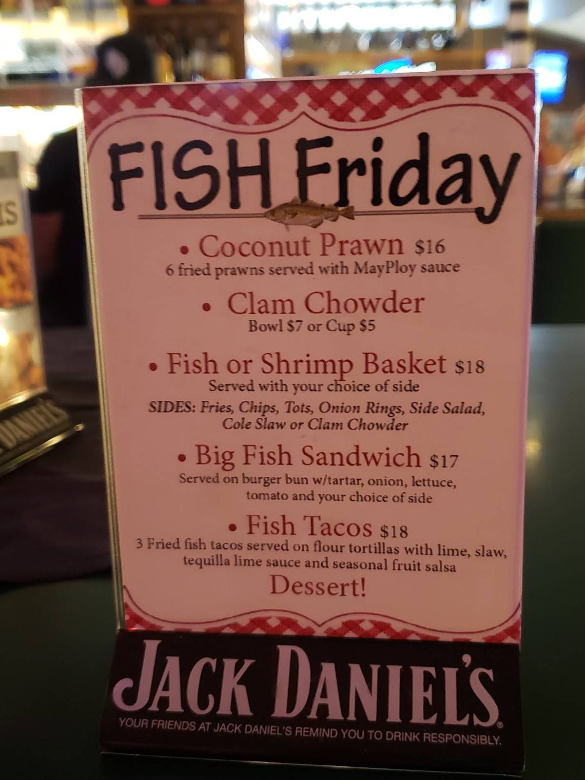 Menu at Fredneck's Saloon and Beanery pub & bar, Rockford