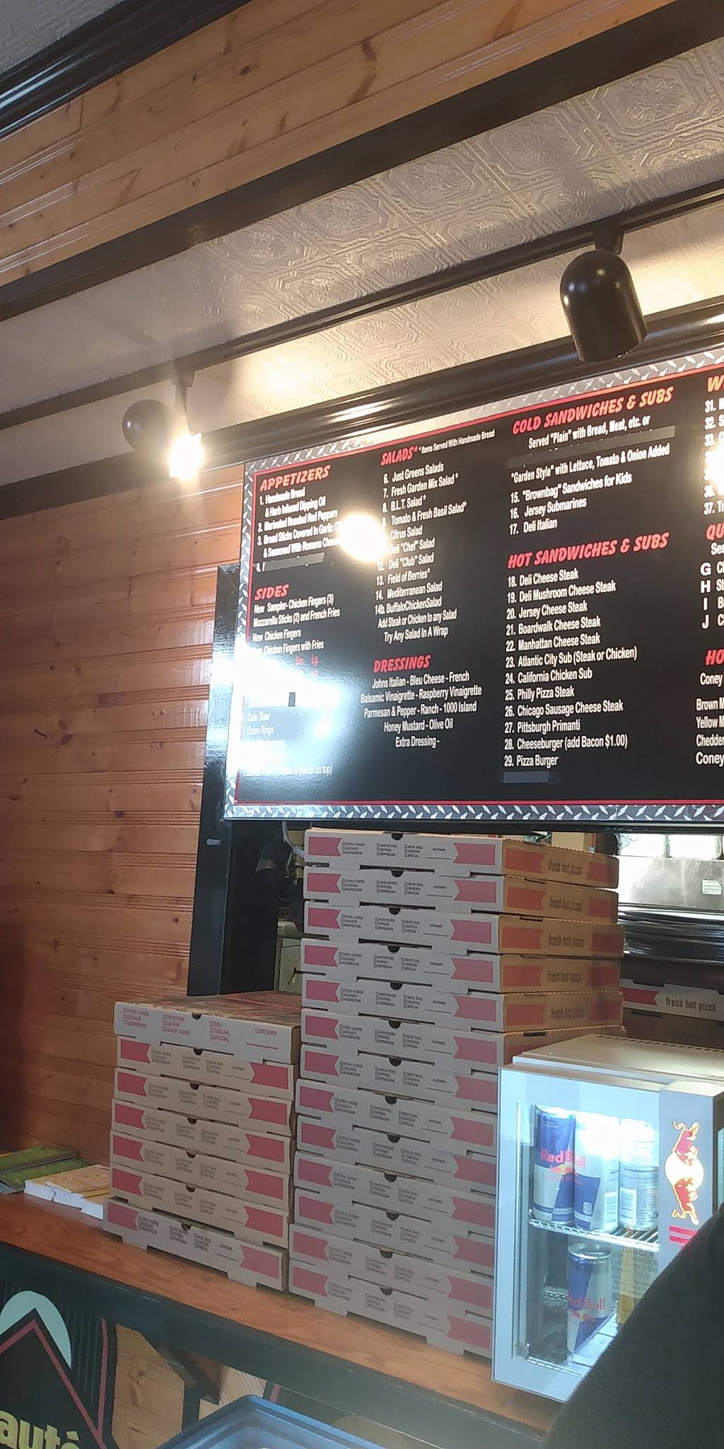 Menu at Front Street Deli pizzeria, Altoona, 112 S 8th St