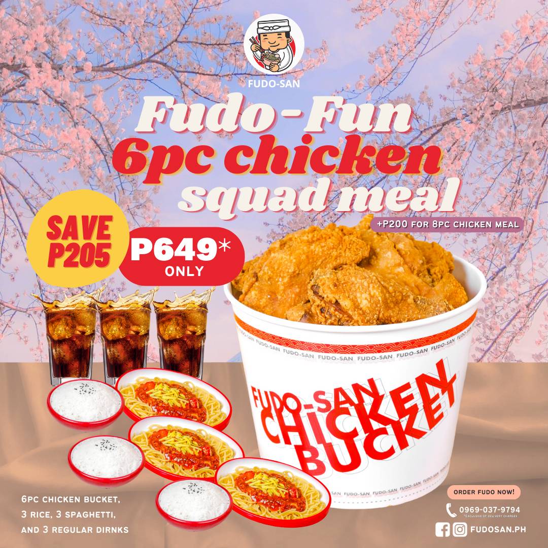 Menu at Fudo-san restaurant, Manila