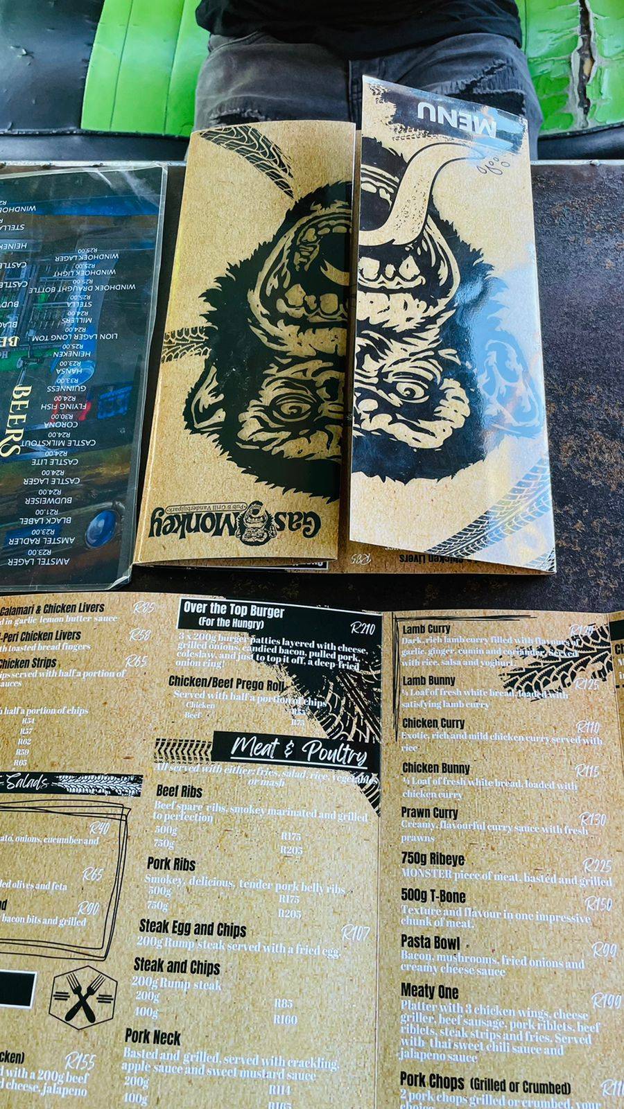 Menu at Gas Monkey Pub & Grill Vanderbijlpark, Vanderbijlpark