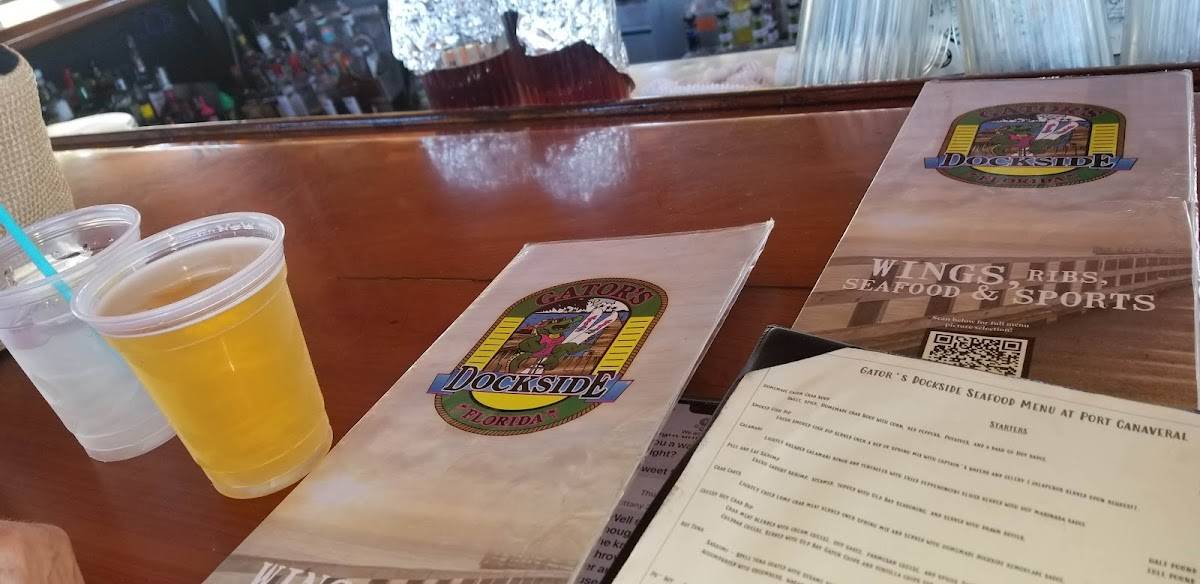 Menu at Gator's Portside Port Canaveral restaurant, Cape Canaveral
