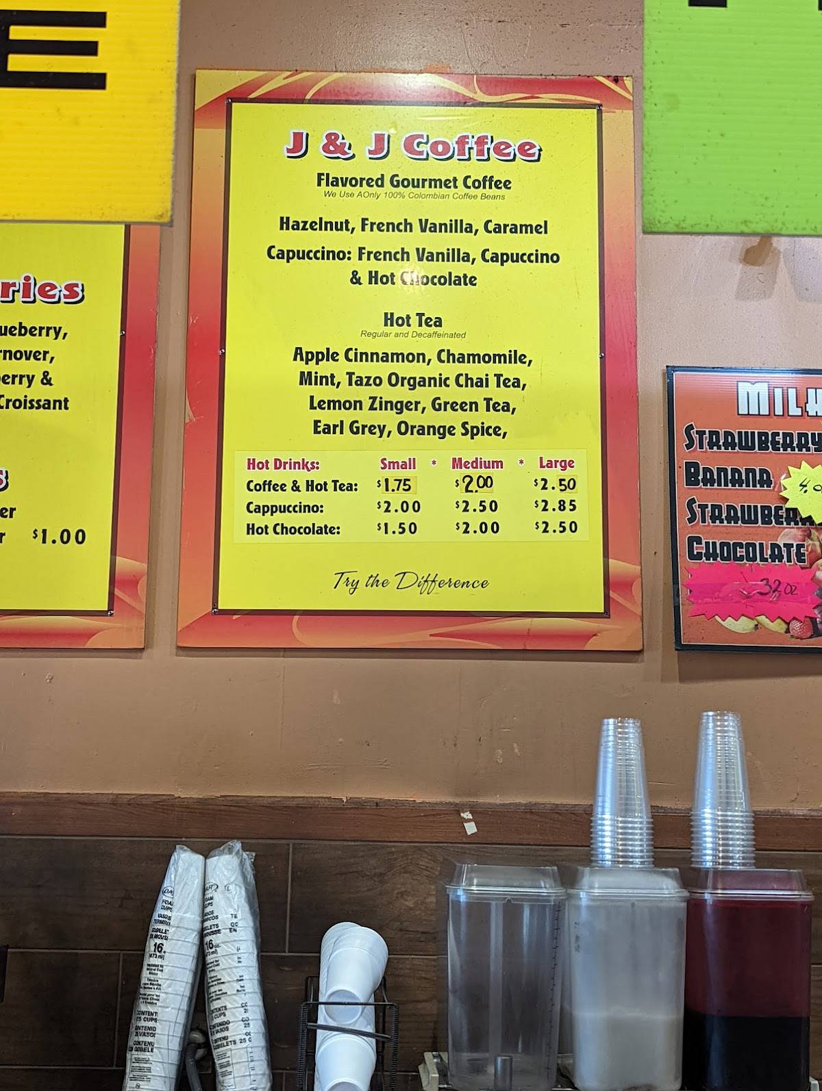 Menu at J & J Beyond Bagels restaurant, Georgetown