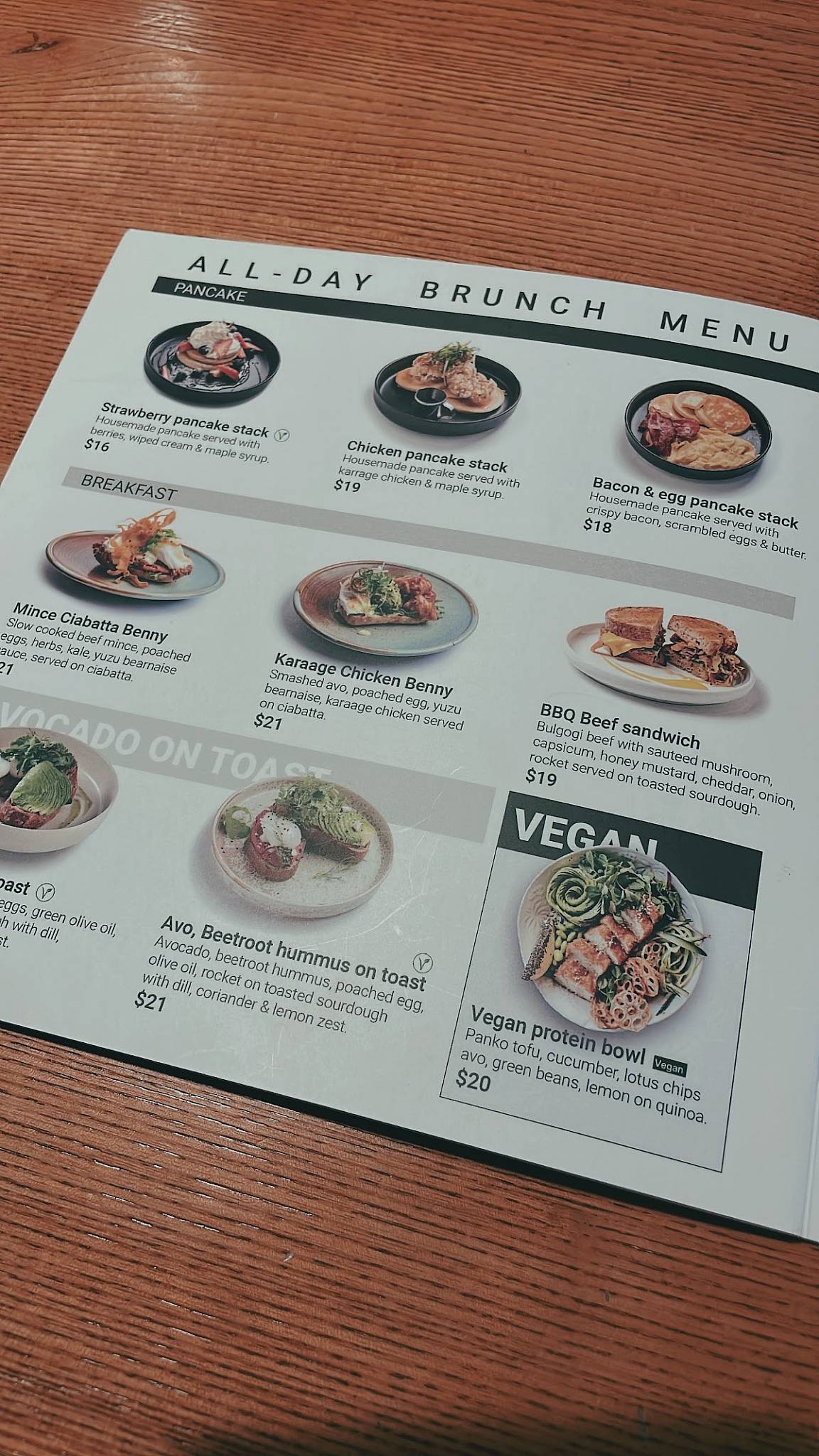 Menu at Sens Coffee cafe, Southport, 1-2/2 Como Cres