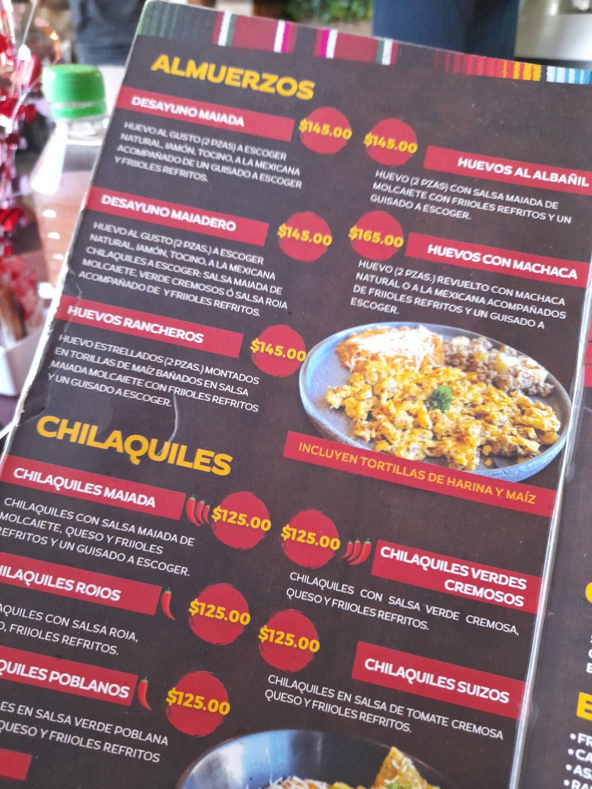Carta del restaurante Gorditas Majaderas (Abasolo), Torreón