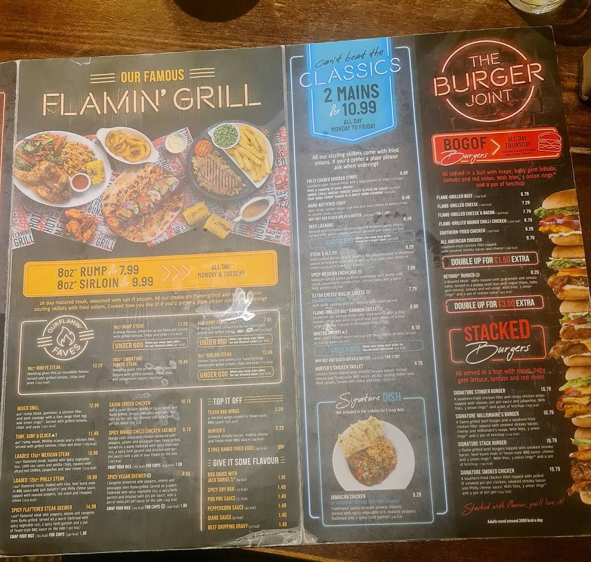 Menu at Gosling Bridge Inn pub & bar, Carlisle