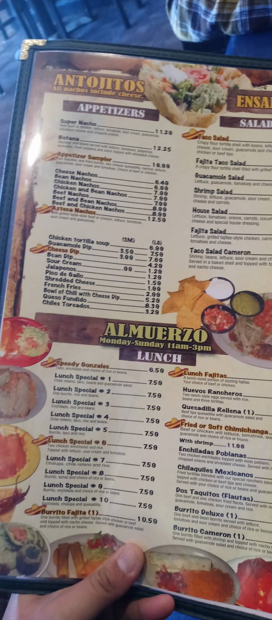 Menu at Grand Azteca - Troy restaurant, Troy