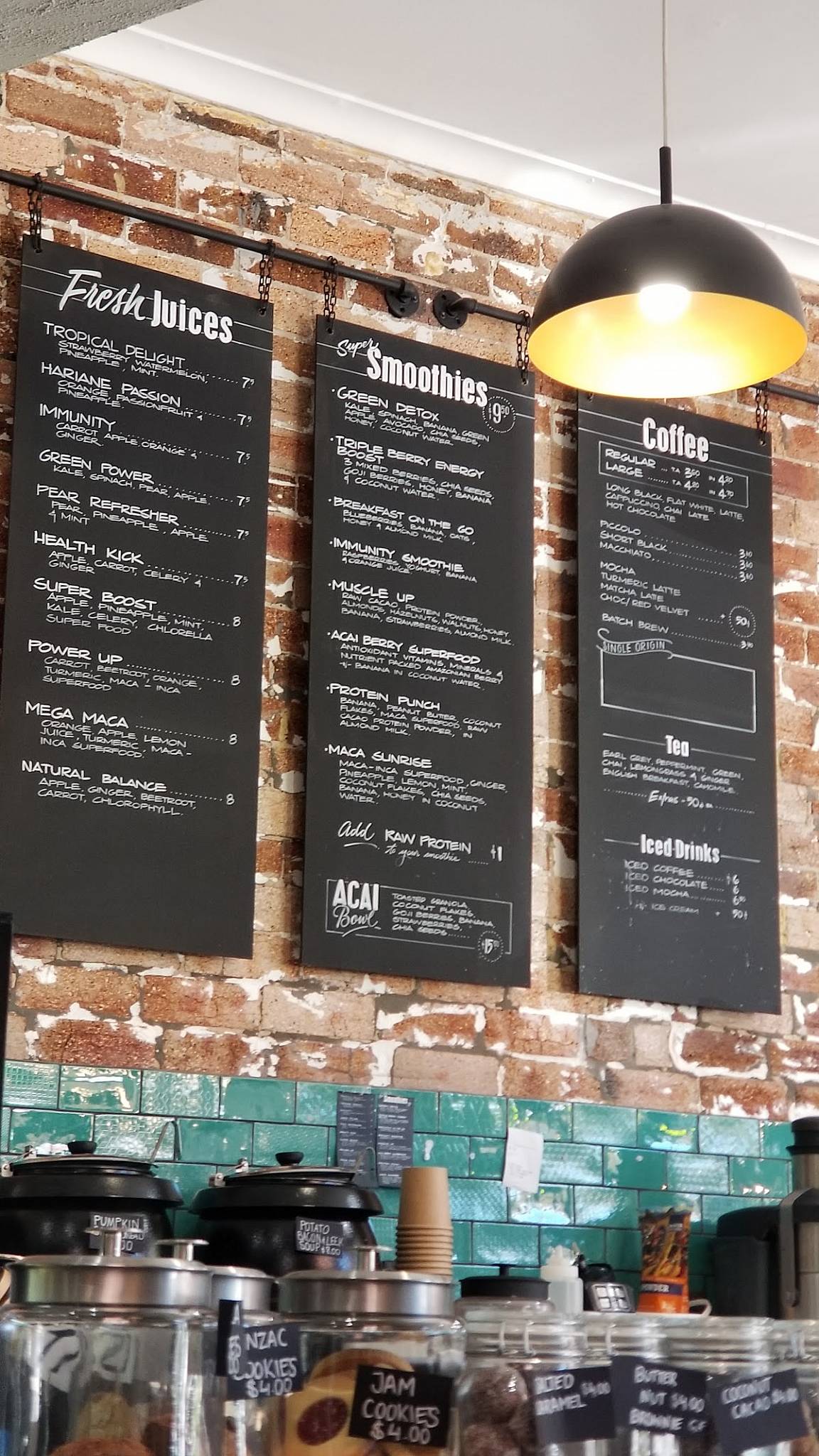 Menu at Grounded 2050 Cafe, Camperdown