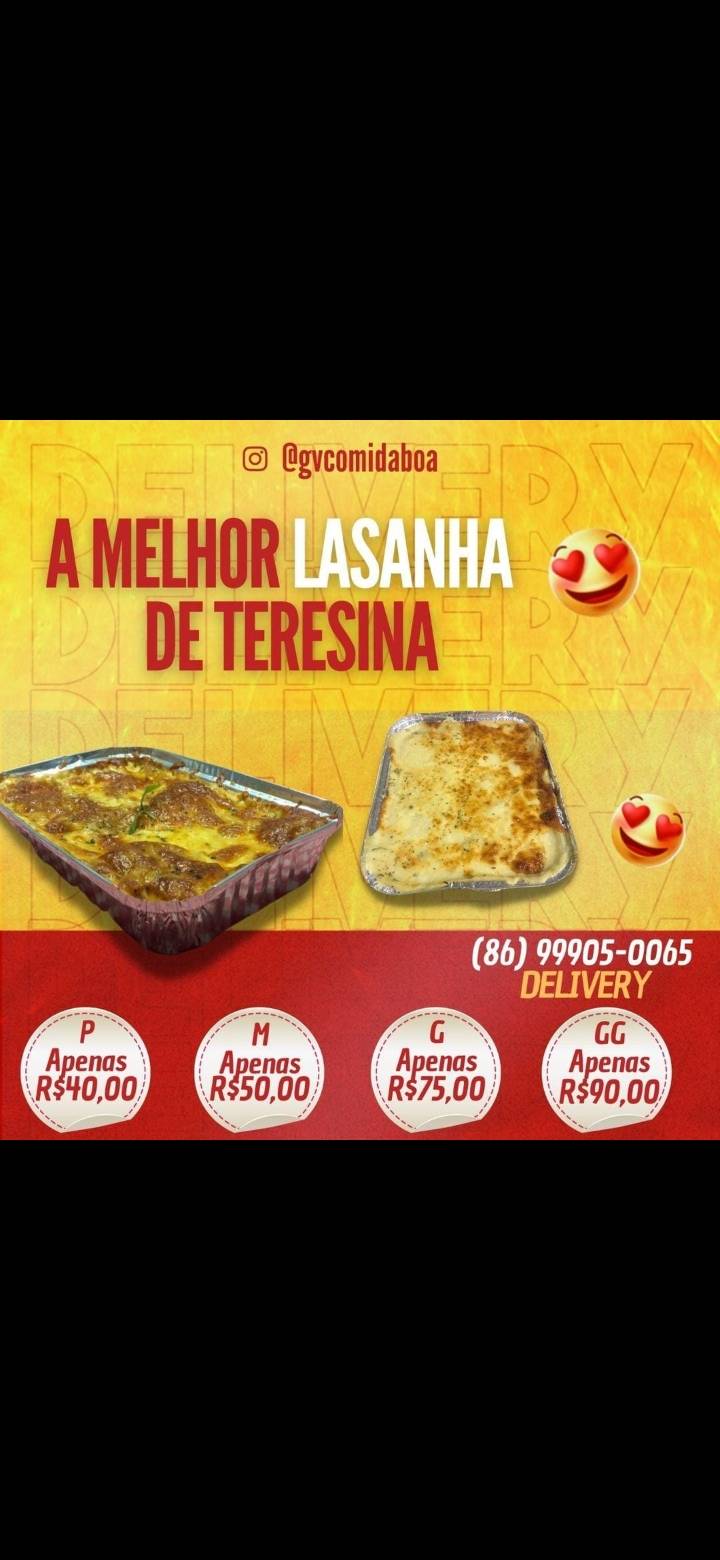 Menu at Gv COMIDABOA restaurant, Teresina