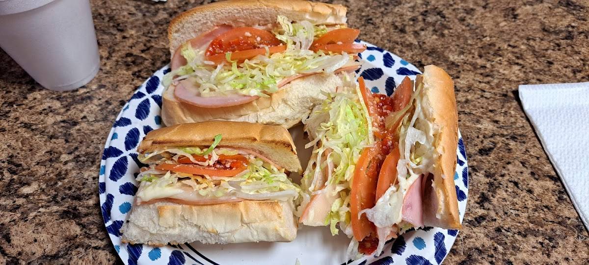 Menu at Halls Station Sub Shop restaurant, Muncy
