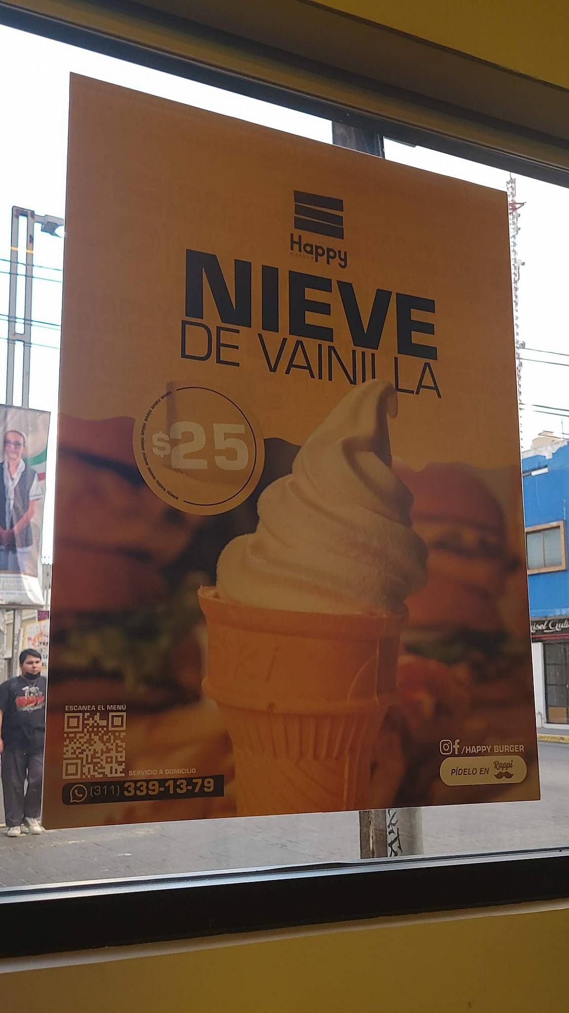 Carta del restaurante Happy burger centro, Tepic