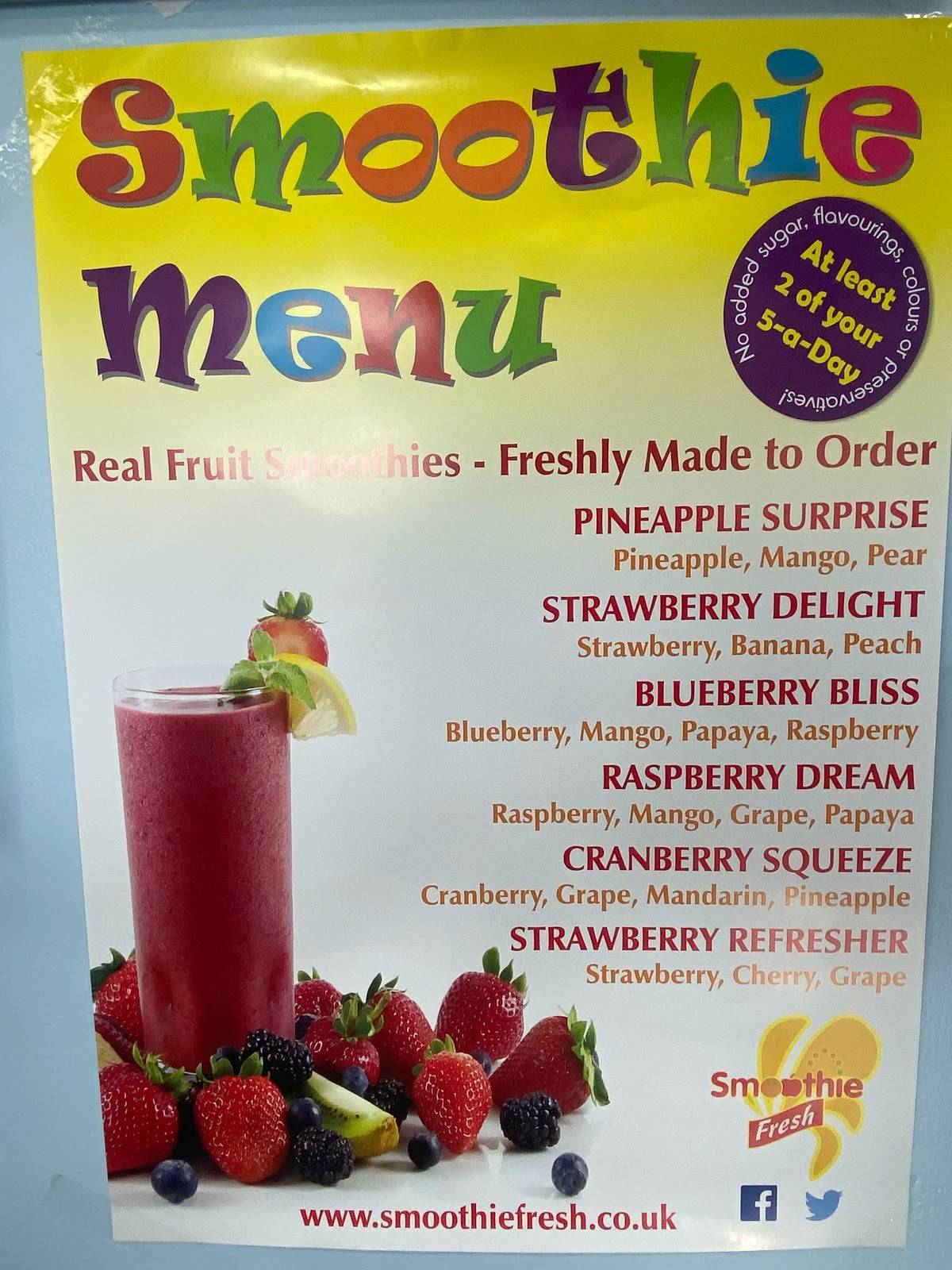 Menu at Rookery Cafe, Hatfield