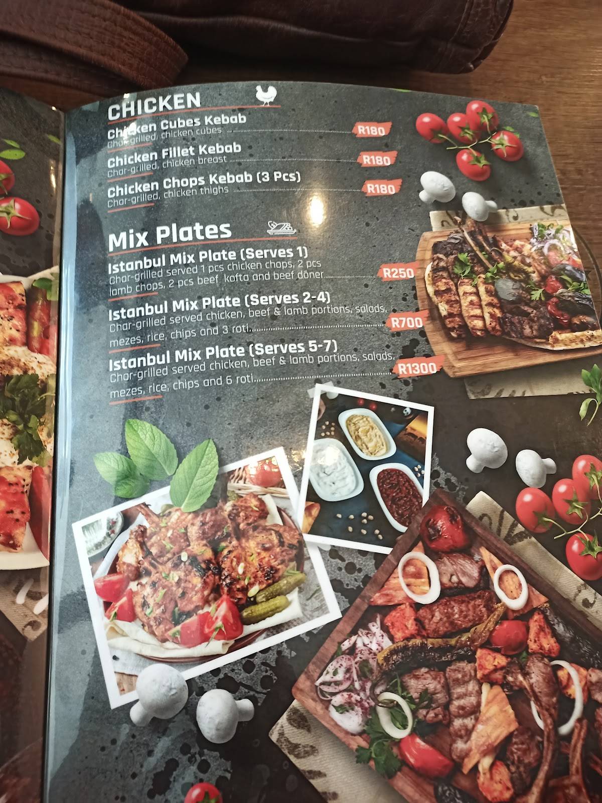 Menu at ISTANBUL KEBAB Sunninghill restaurant, Midrand, Village ...