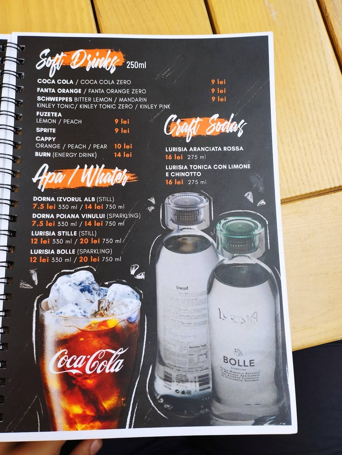 Menu at Jack's Bistro, Timișoara, Strada Vasile Alecsandri 7