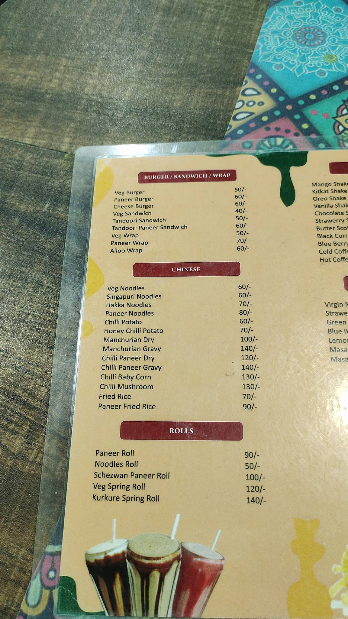 Menu at Kerala cafe, Patna, Gola Rd