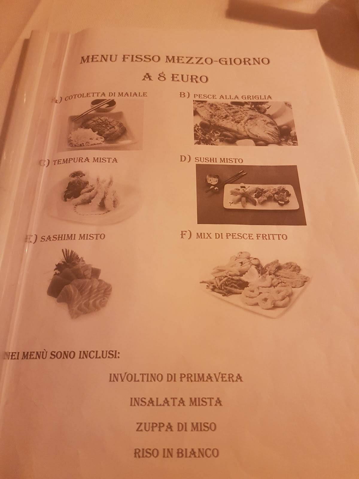 Speisekarte von Limone&Mare restaurant, Mailand