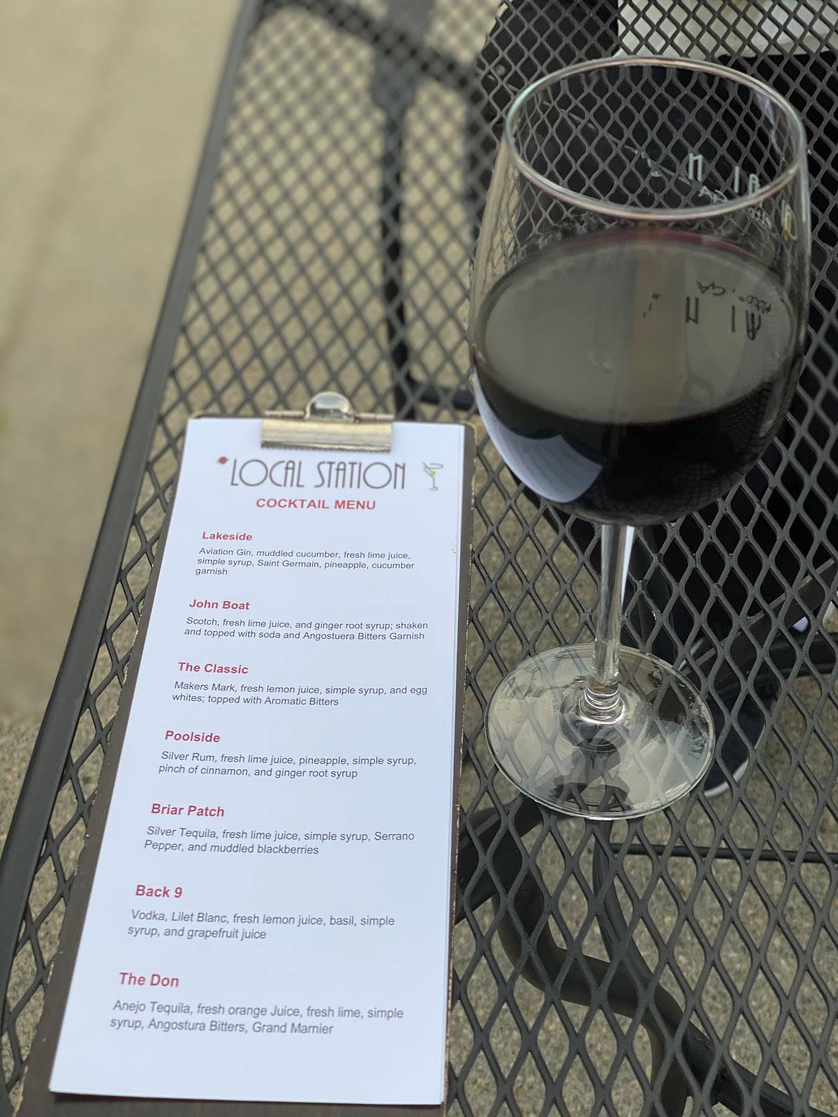 Menu at Local Station pub & bar, Braselton