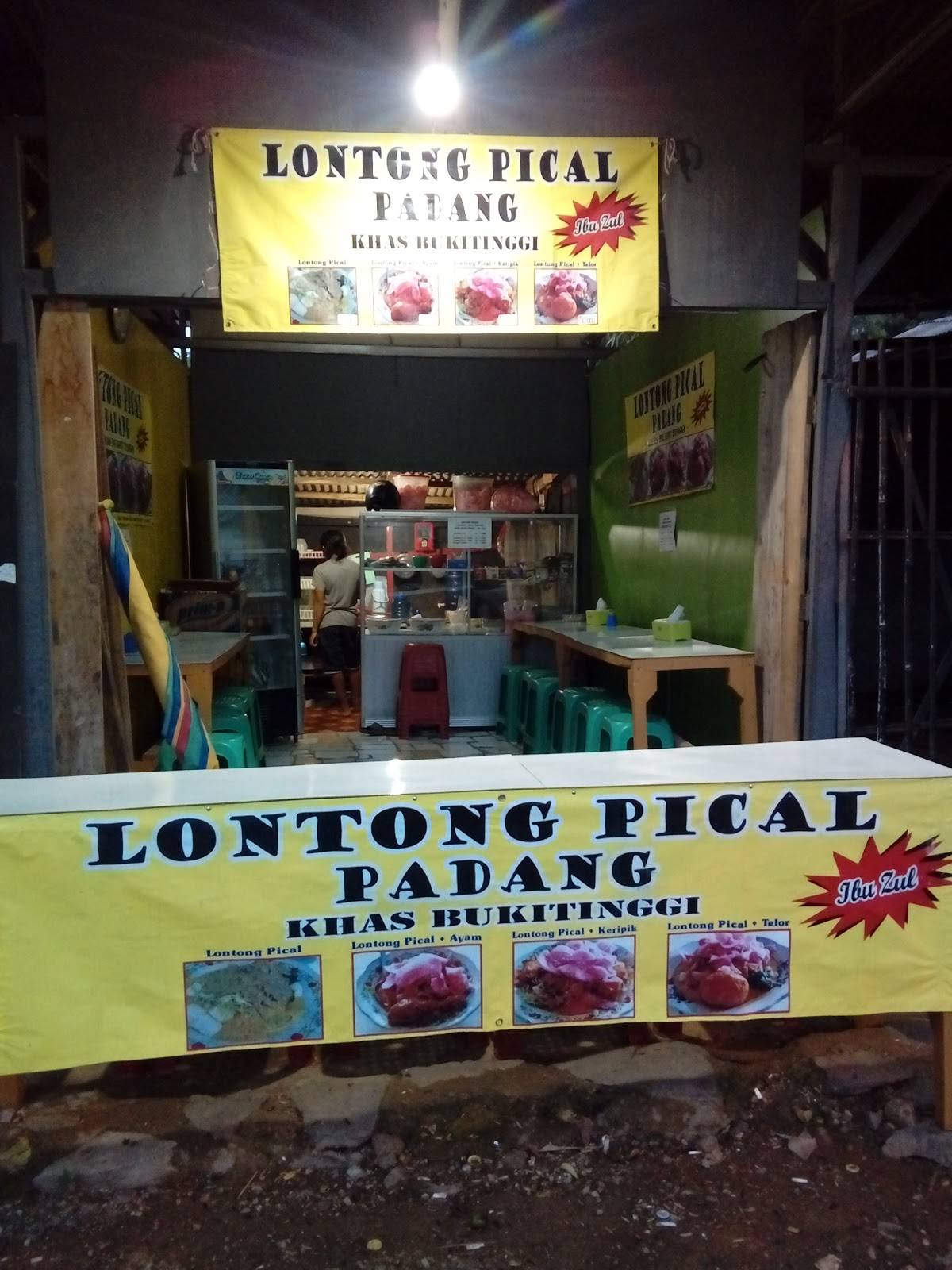 Menu at Lontong Pical Padang Khas Bukit Tinggi "Ibu Zul" restaurant ...