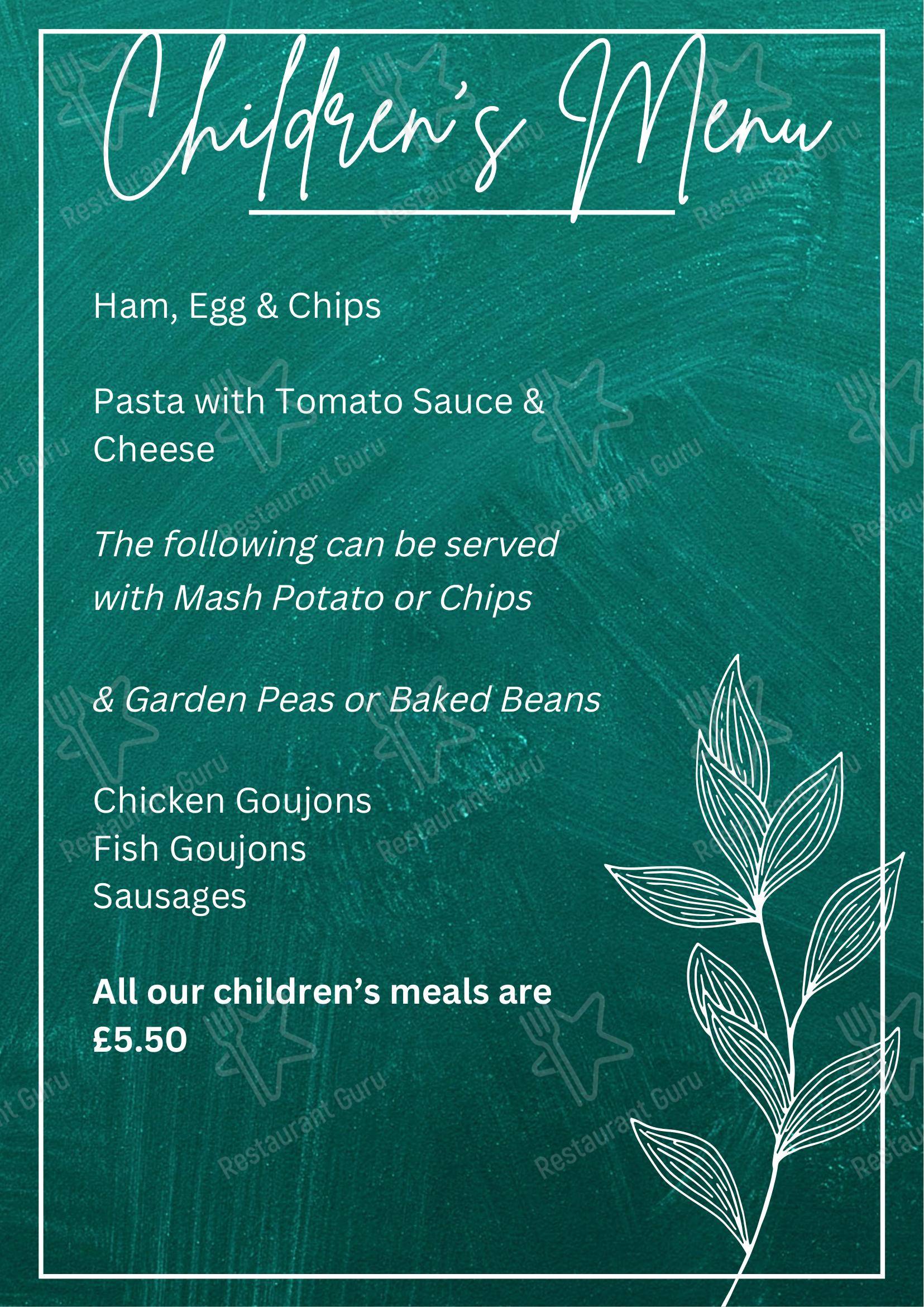 Menu at The Star - West Leake pub & bar, Loughborough, Melton Ln