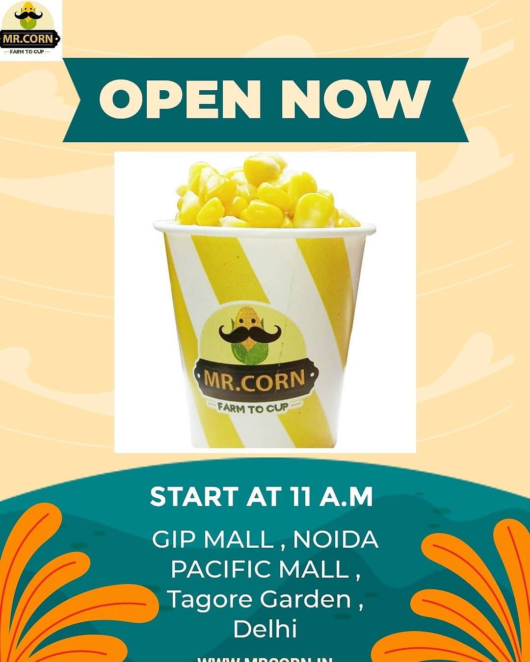 Menu at MR.CORN, Noida, The Great India Place Mall