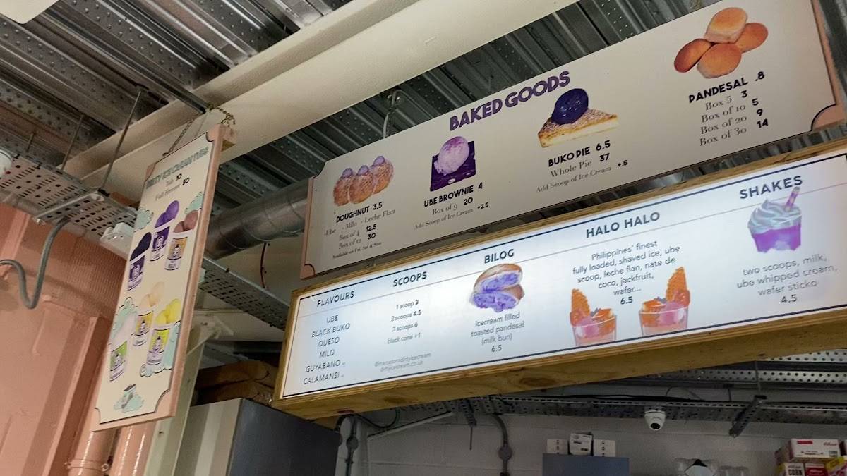 Menu at Mamasons Dirty Ice Cream (Chinatown London) desserts, London ...