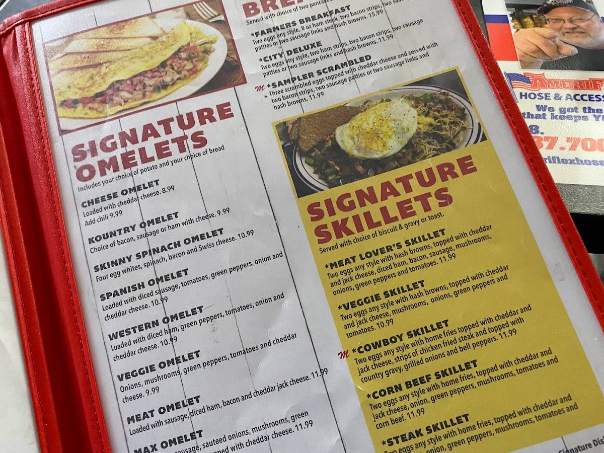 Menu at Mom's Family Diner cafe, Tulsa, S Mingo Rd