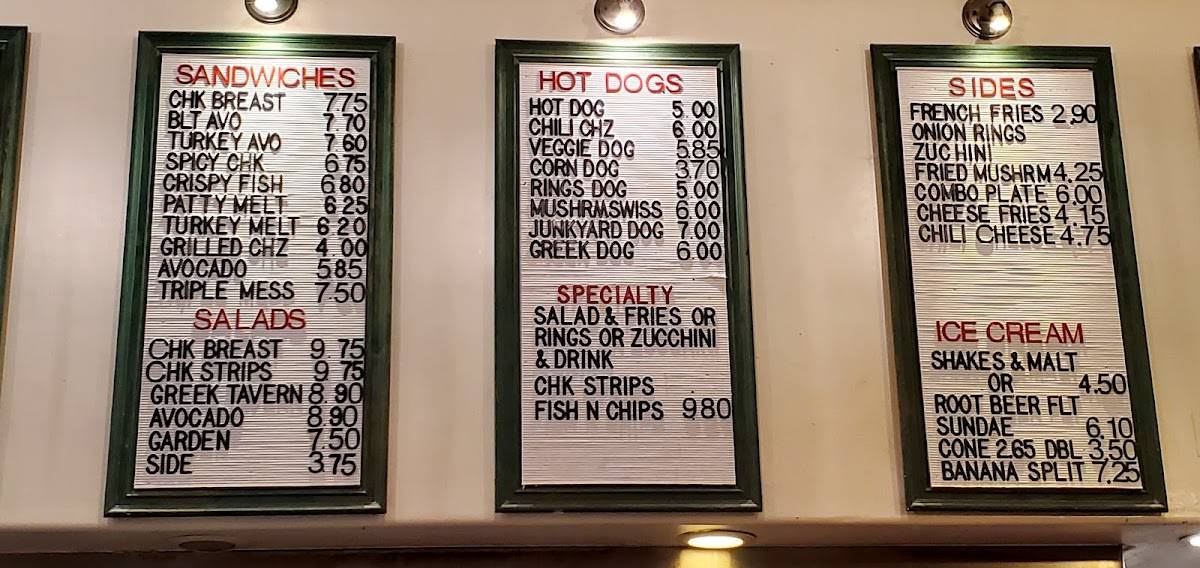Menu at Money Pit fast food, San Marcos