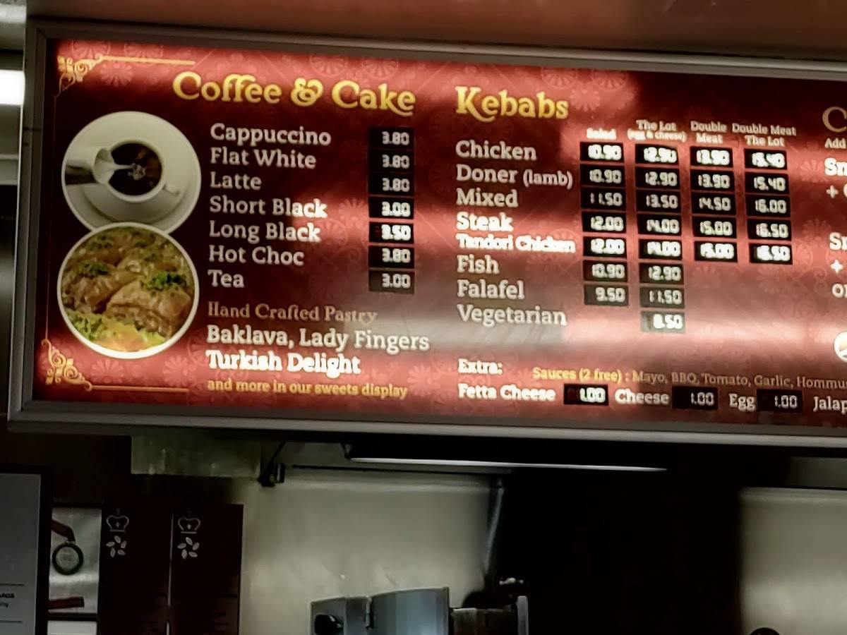 Menu at Morris Place Kebabs & Bakery, Innaloo