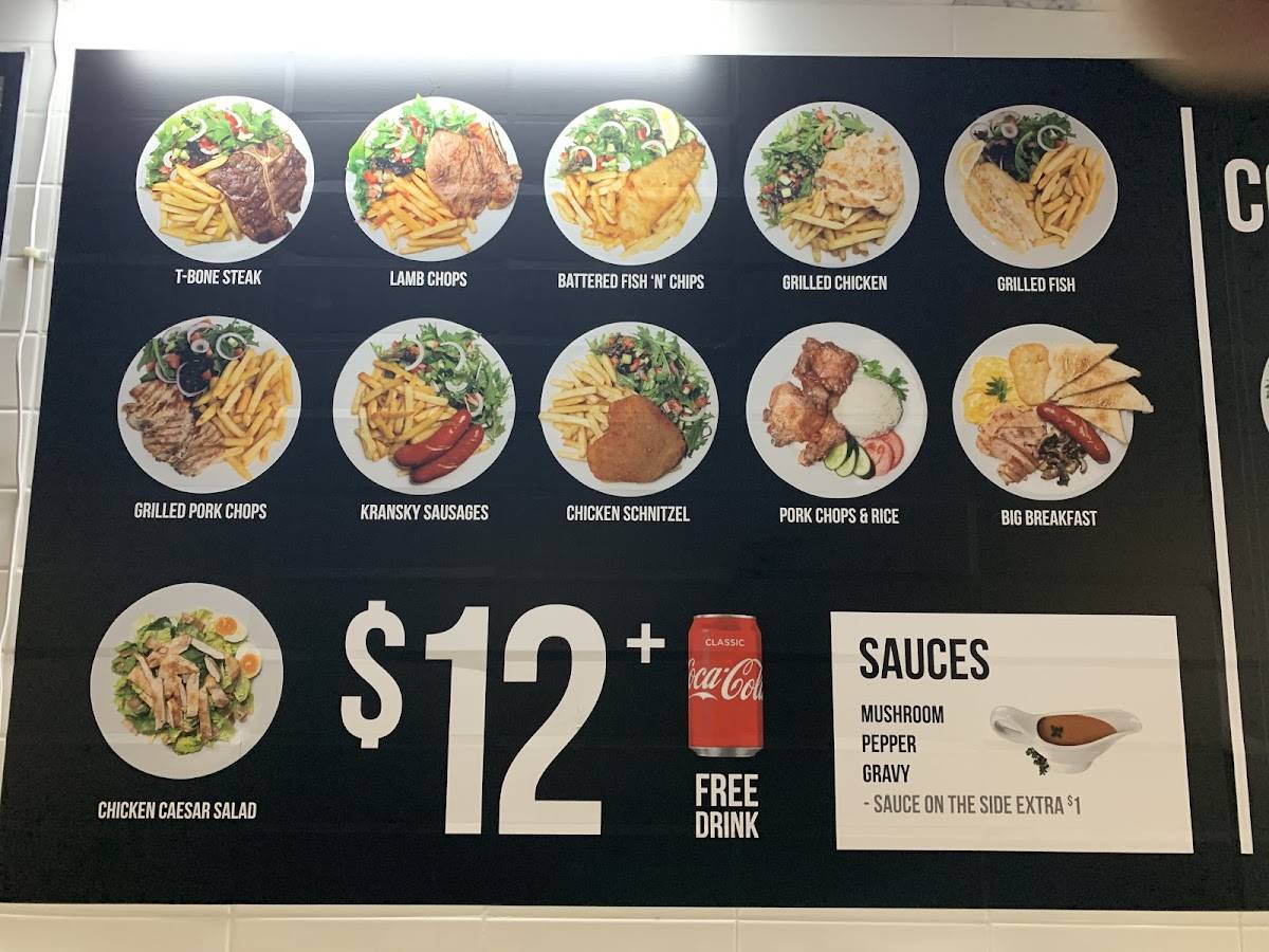 Menu at Mr B Eatery restaurant, Campbelltown