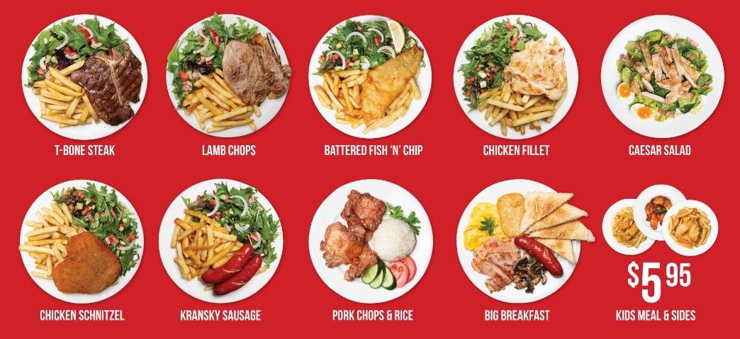 Menu at Mr B Eatery restaurant, Campbelltown