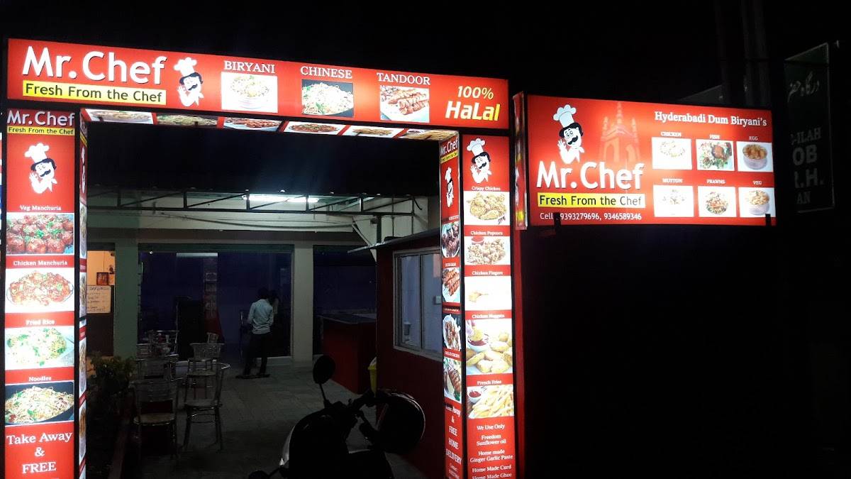 Menu at Mr Chef, Hyderabad, 8HW2+7R4