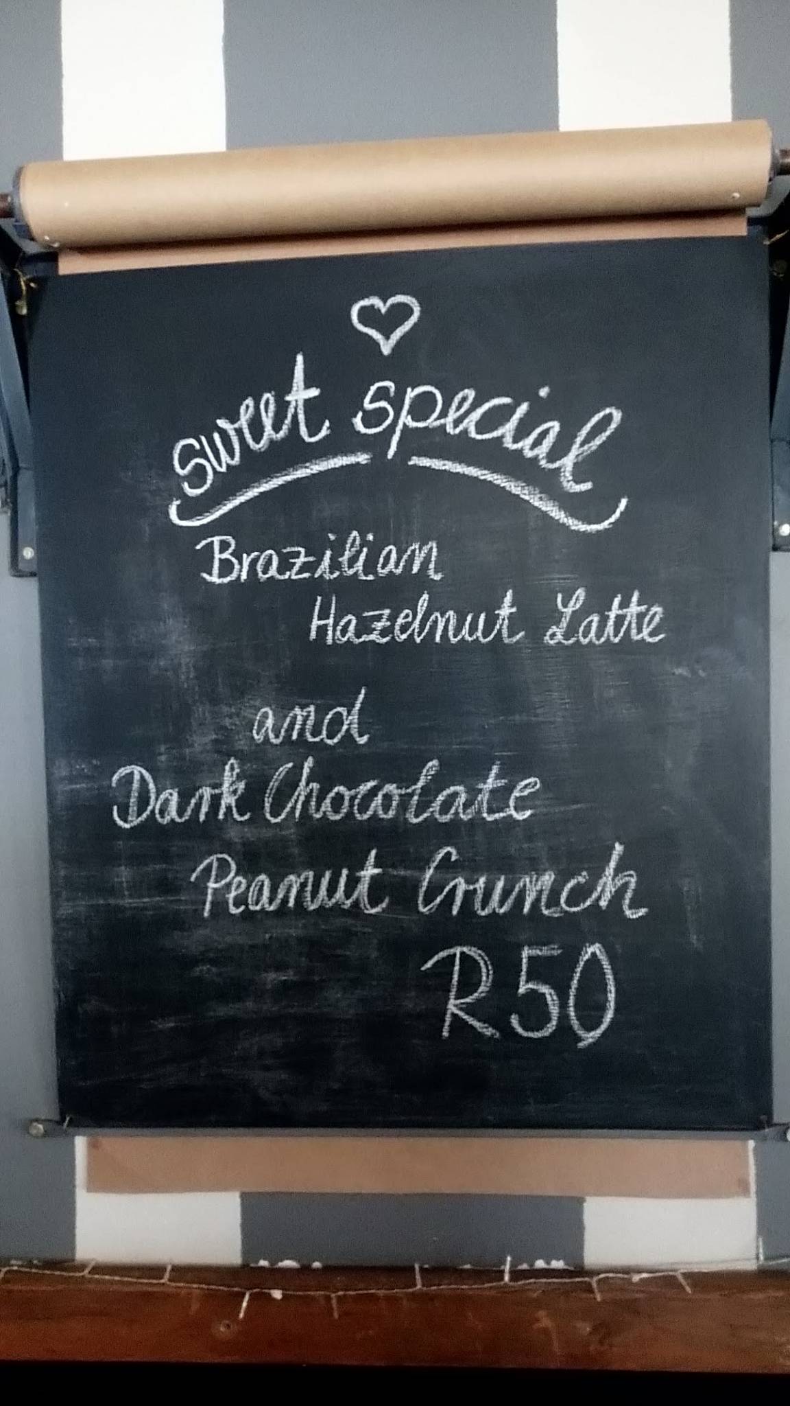Menu at Munch Restaurant, Piet Retief