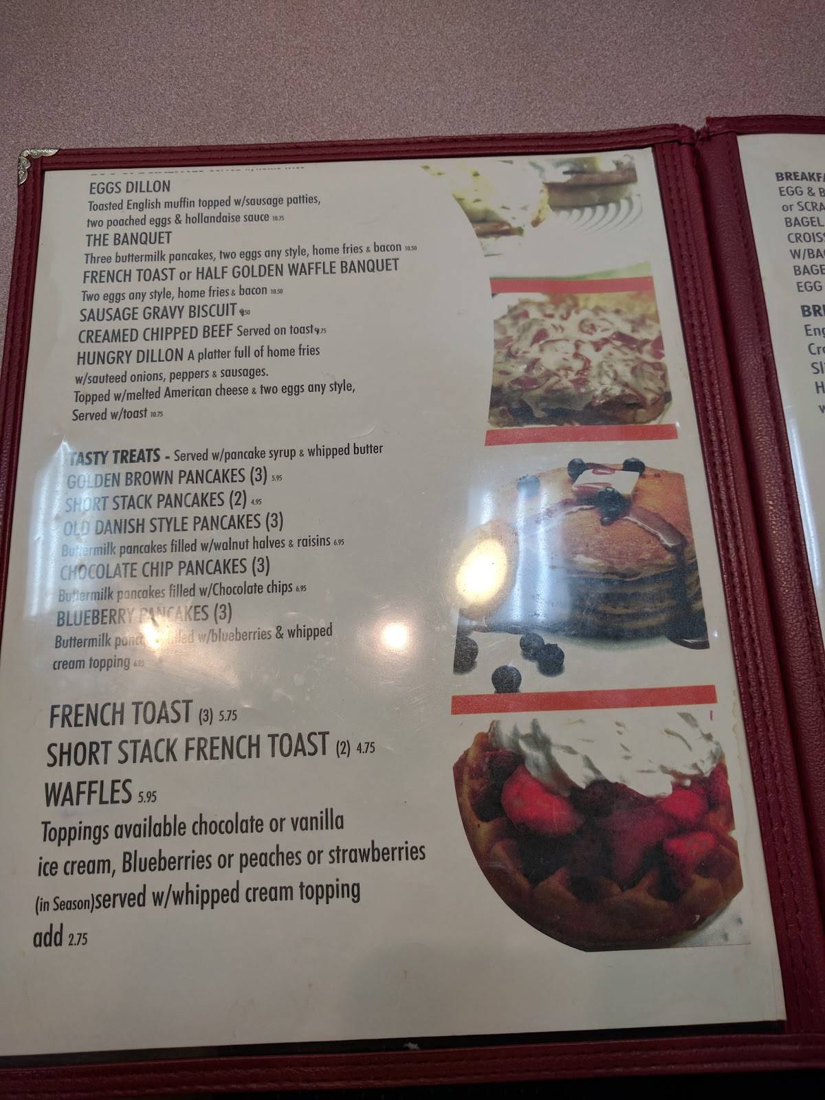 Menu at Nancy's Kitchen restaurant, Leisure World